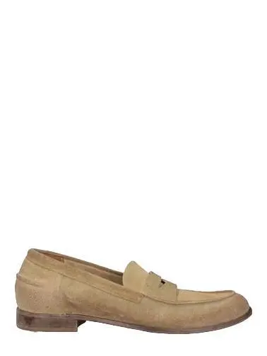 Moma Leather Penny Loafers - Beige