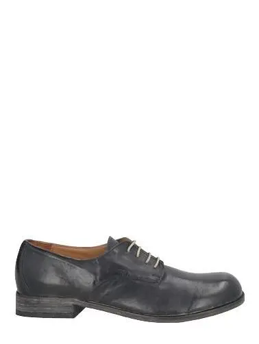 Moma Lace-up Leather Derby Shoes - Blue