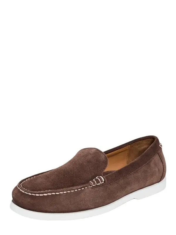 Polo Ralph Lauren Merton Suede Loafers - Dark Brown