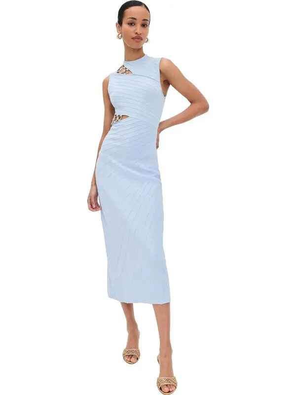 Cult Gaia Niki Midi Dress - Coastal