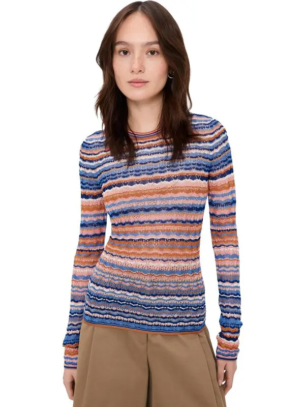 Ulla Johnson Lunaire Knit Top - Sunset
