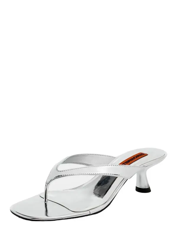 SIMONMILLER Beep Thong Sandals - Silver