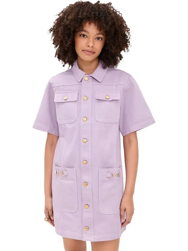 Ulla Johnson Painters Mini Dress - Wisteria