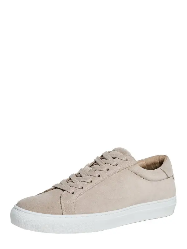 LES DEUX Theodor Suede Sneakers - Light Sand