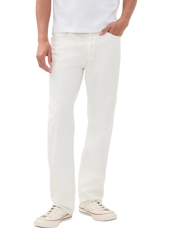 Rails Nash Straight Leg Jeans - Ecru