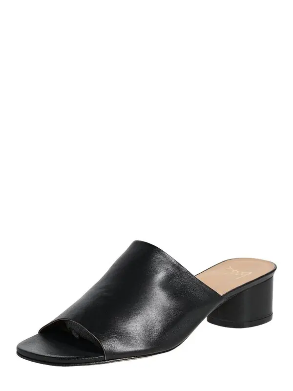 Beek Stilt Leather Sandals - Black