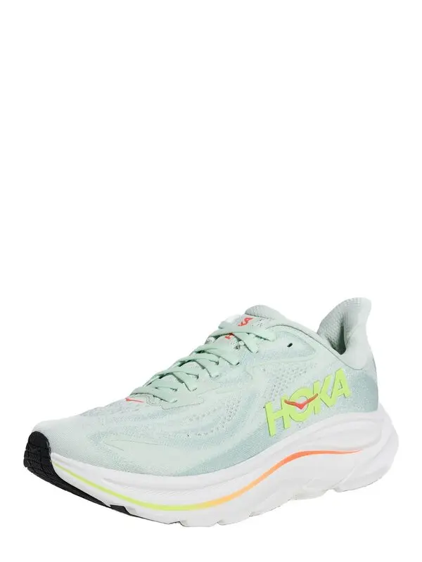HOKA® Clifton Sneakers - Sea Glass/neon Flame