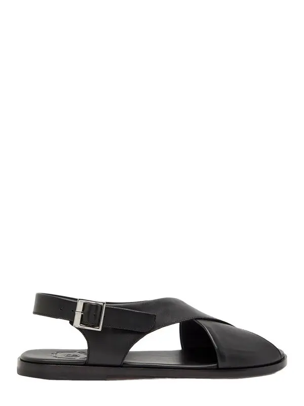 Grenson Micah Leather Sandals - Black