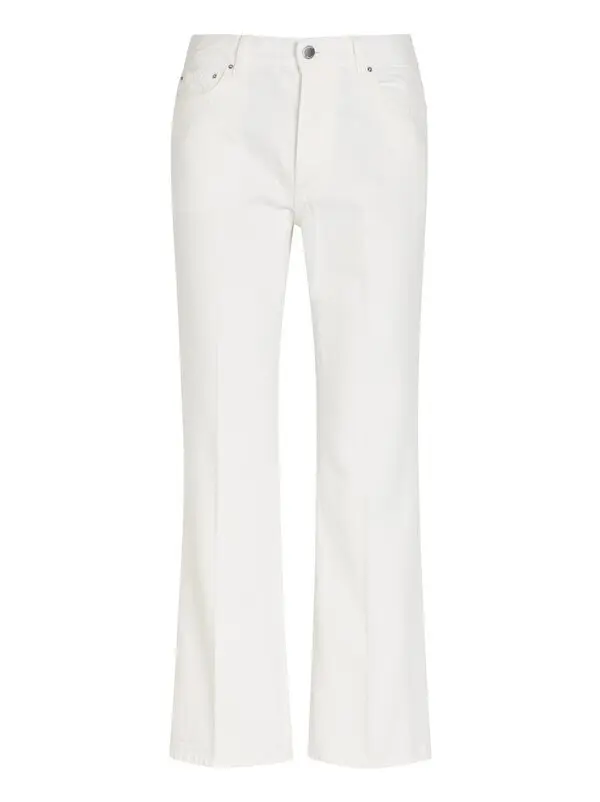 TOTEME Kick Flared-leg Denim Jeans - Off White