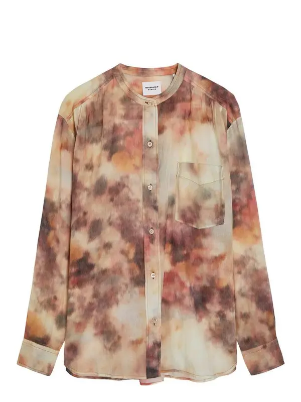 Isabel Marant Mexika Printed Cotton Blouse - Multicoloured