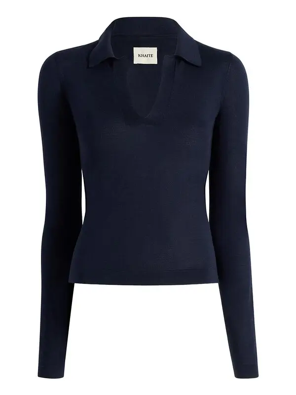 Khaite Mikel Top - Midnight Navy