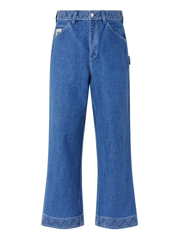 BODE Knolly Brook Straight-leg Jeans - Blue