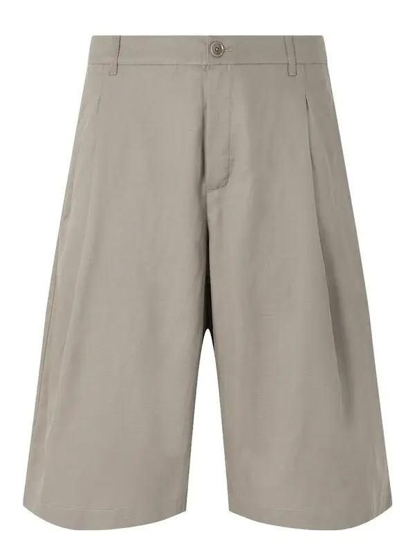 A KIND OF GUISE Juno Straight-leg Pleated Shorts - Green