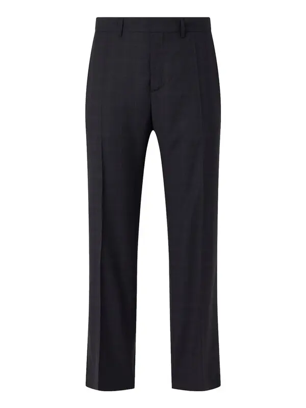 A KIND OF GUISE Virgin Wool Tailored Wide Trousers - Black