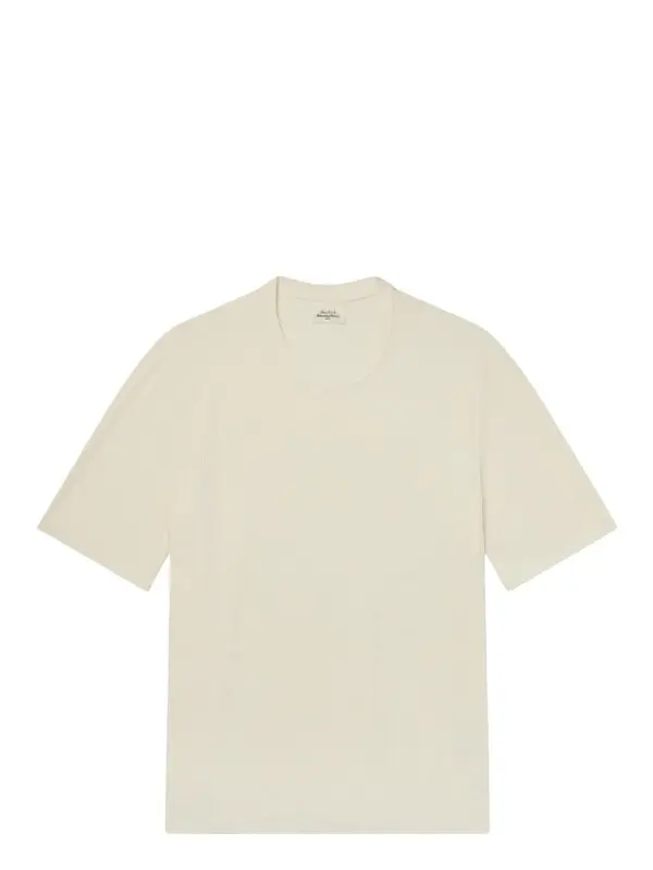 Hartford Cotton-piqué T-shirt - Neutrals