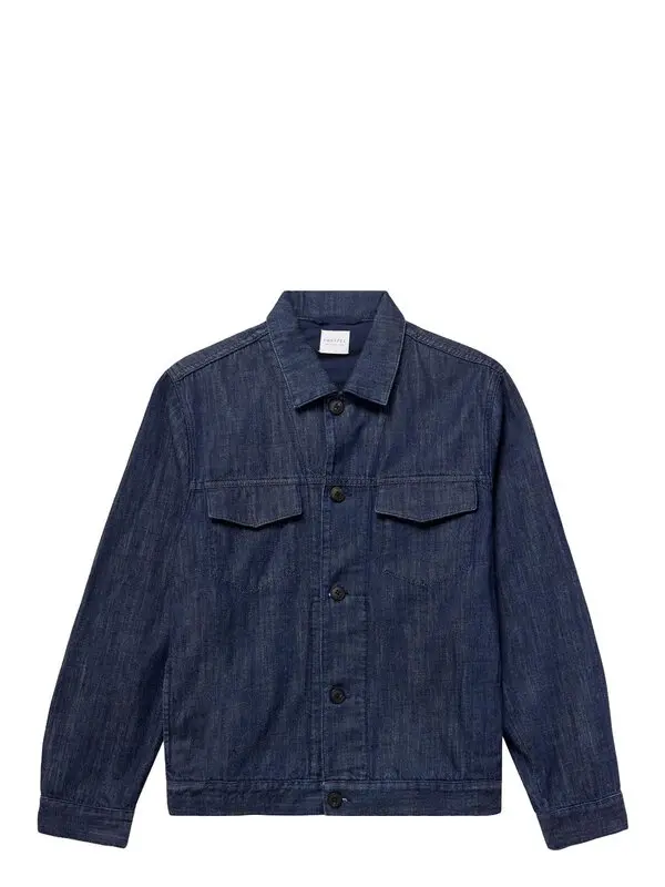 Sunspel Denim Trucker Jacket - Blue