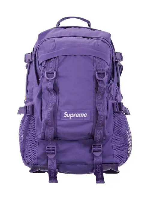 Supreme Ss26 Logo Backpack - Purple