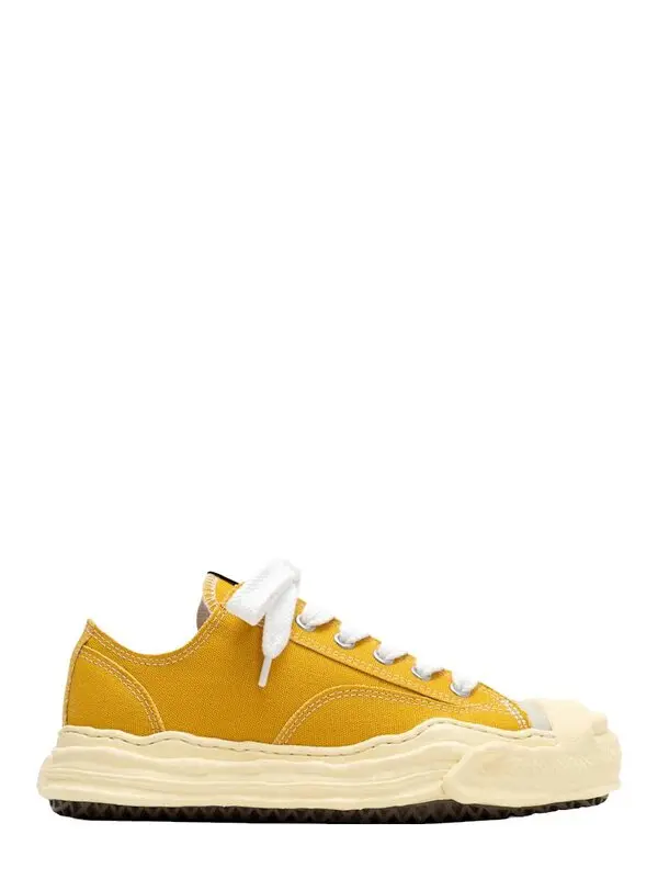 Mihara Yasuhiro Hank Vl Og Sole Canvas Low Sneakers - Yellow