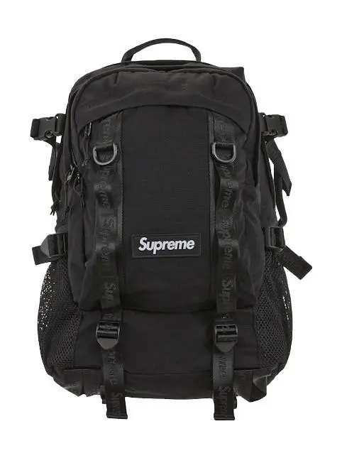 Supreme Ss26 Logo Backpack - Black