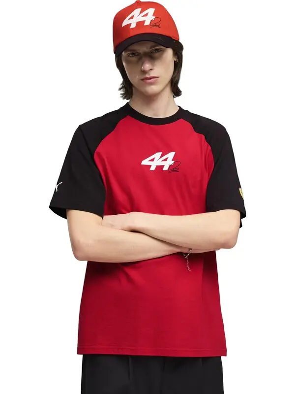 PUMA Scuderia Ferrari Lewis Hamilton T-shirt - Red