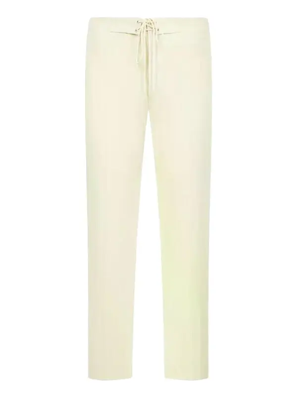 Auralee Drawstring-detail Wool Trousers - Neutrals