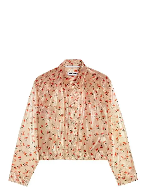 JIL SANDER Printed Blouson - Orange
