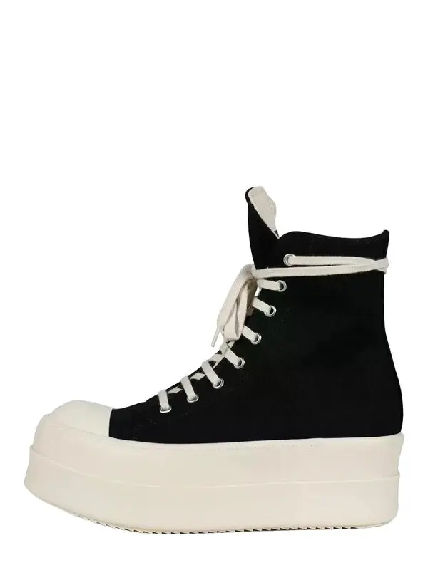 Rick Owens Mega Bumper High-top Sneakers - Black