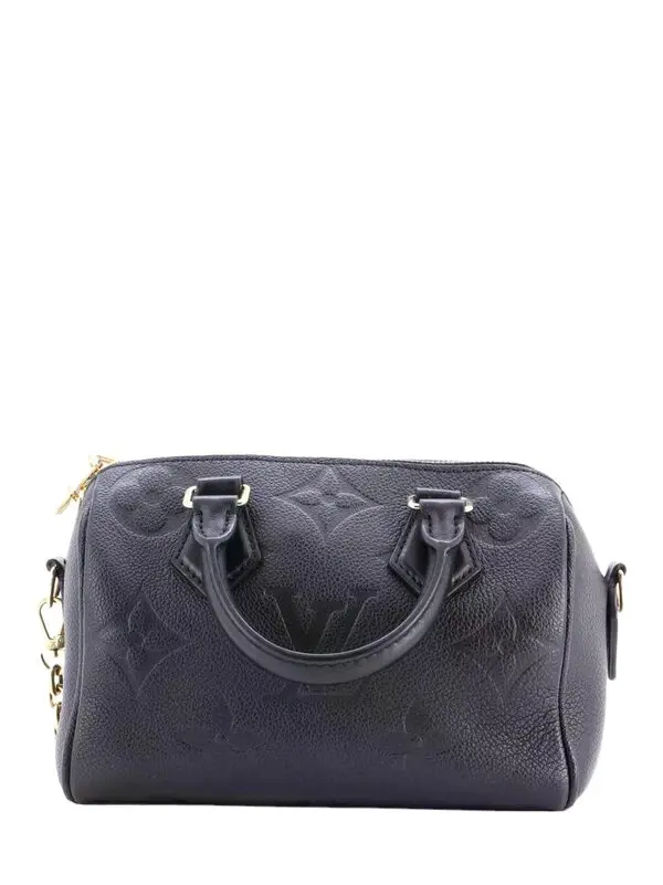 LOUIS VUITTON Speedy Bandouliere Monogram Empreinte Giant 20 - Black