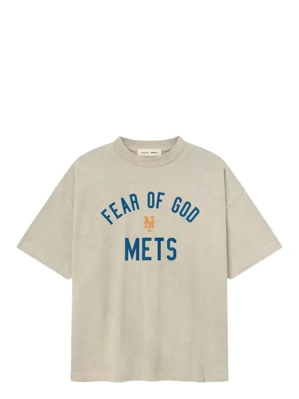 Fear Of God X New York Mets 90's Printed T-shirt - Neutrals