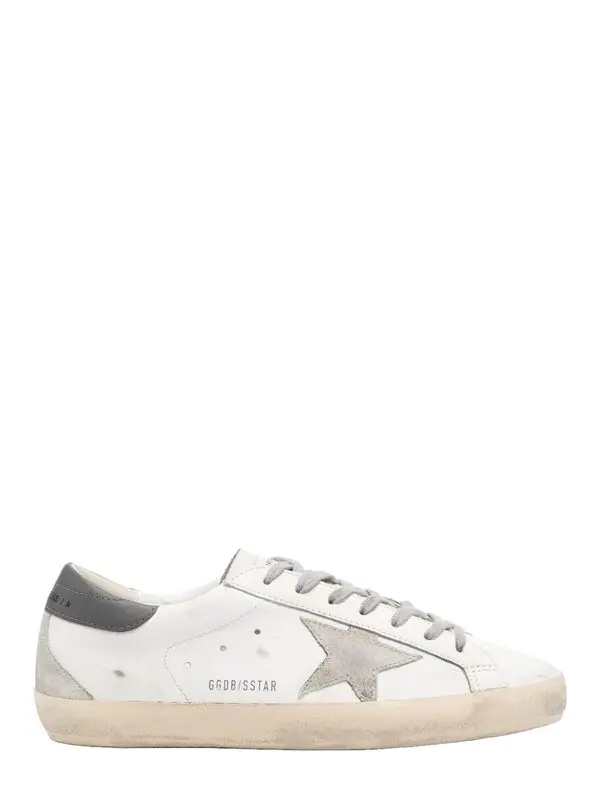GOLDEN GOOSE Super-star Leather Sneakers - Grey