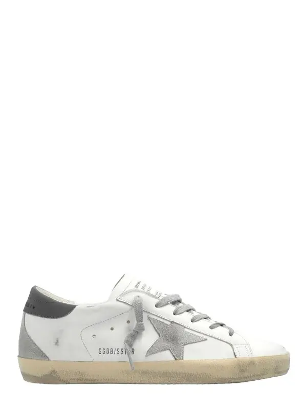GOLDEN GOOSE Super-star Leather Sneakers - Grey