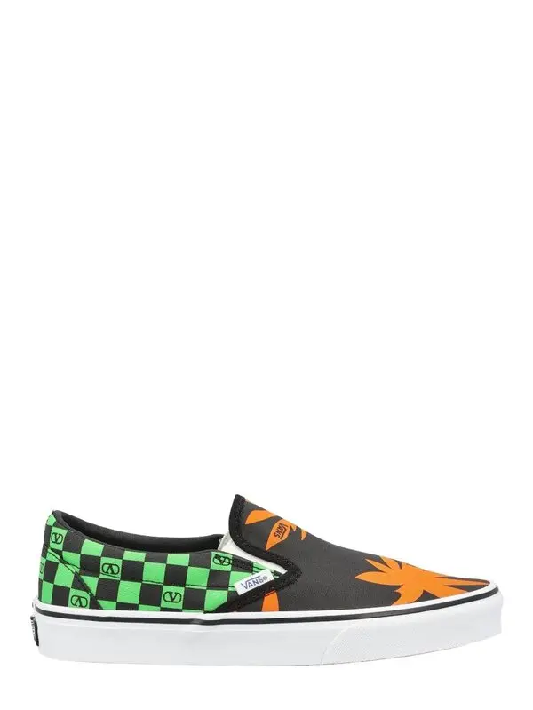 VALENTINO GARAVANI X VANS Printed Slip-on Sneakers - Green