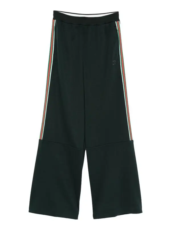 Gucci Web Detail Track Pants - Green
