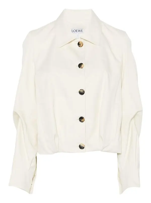 Loewe Cotton And Silk Shirt - White