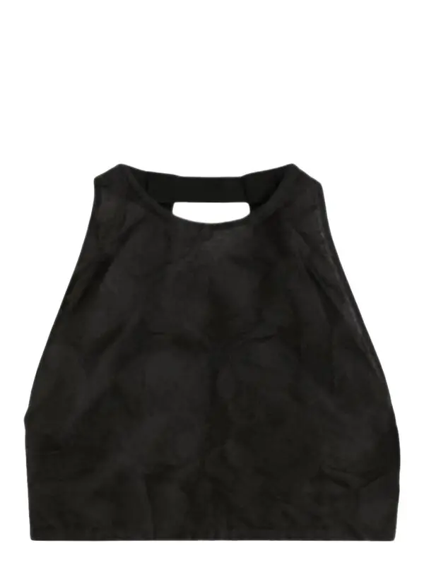 Max Mara Silk Halterneck Top - Black
