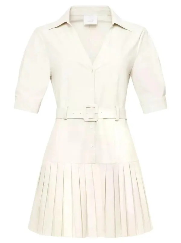 Cinq À Sept Moriah Belted Mini Dress - Neutrals