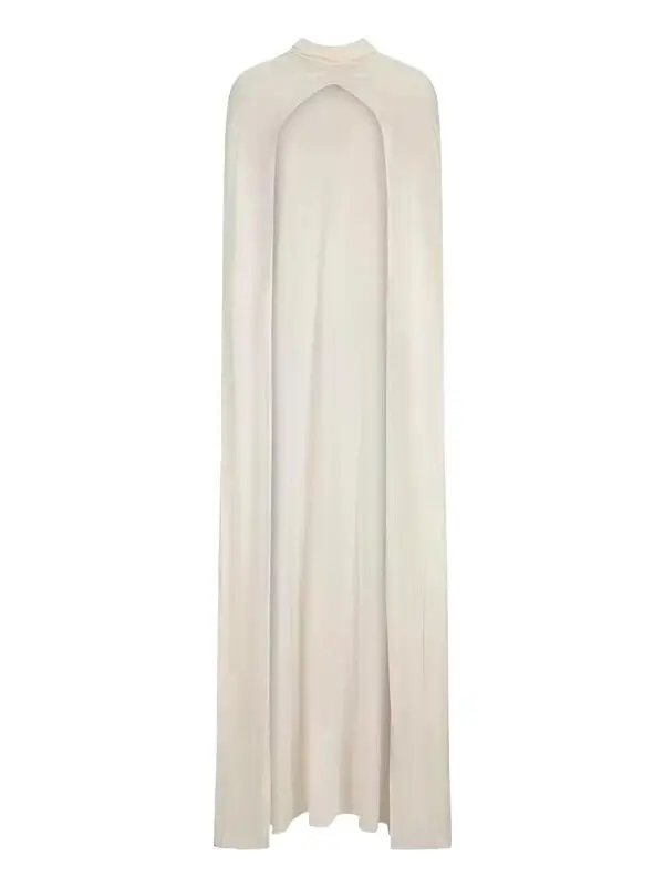 THE NEW ARRIVALS ILKYAZ OZEL Leia High-neck Cape - Neutrals
