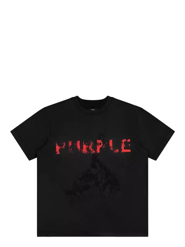PURPLE BRAND Riding T-shirt - Black