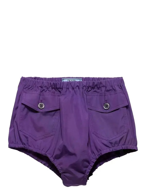 Prada Poplin Boy Shorts - Purple