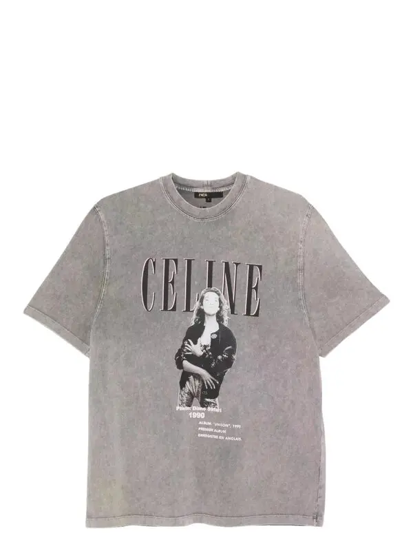 Maje Graphic-print T-shirt - Grey