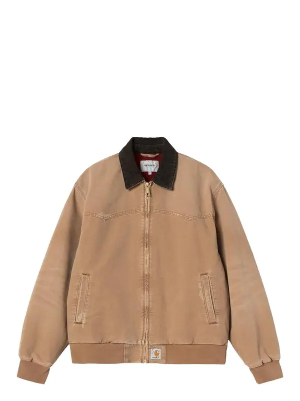 Carhartt Work In Progress Og Santa Fe Jacket - Brown