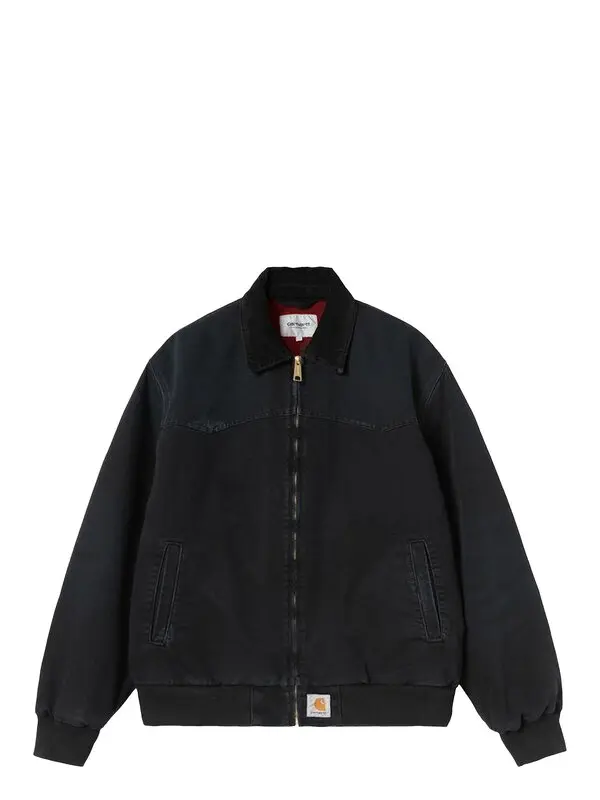 Carhartt Work In Progress Og Santa Fe Jacket - Black