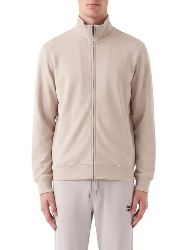 COLMAR Cotton Zip-up Sweatshirt - Beige