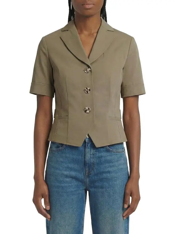 Liu Jo Short Sleeve Blazer - Green