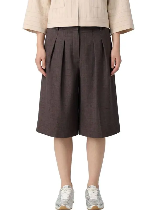 Liu Jo Textured Knee-length Tailored Shorts - Black