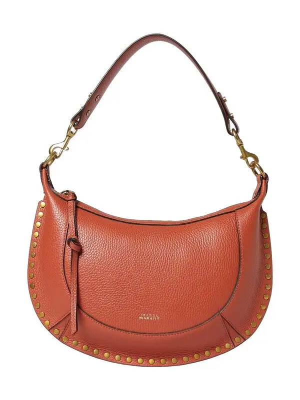 Isabel Marant Étoile Studded Shoulder Bag - Brick Red