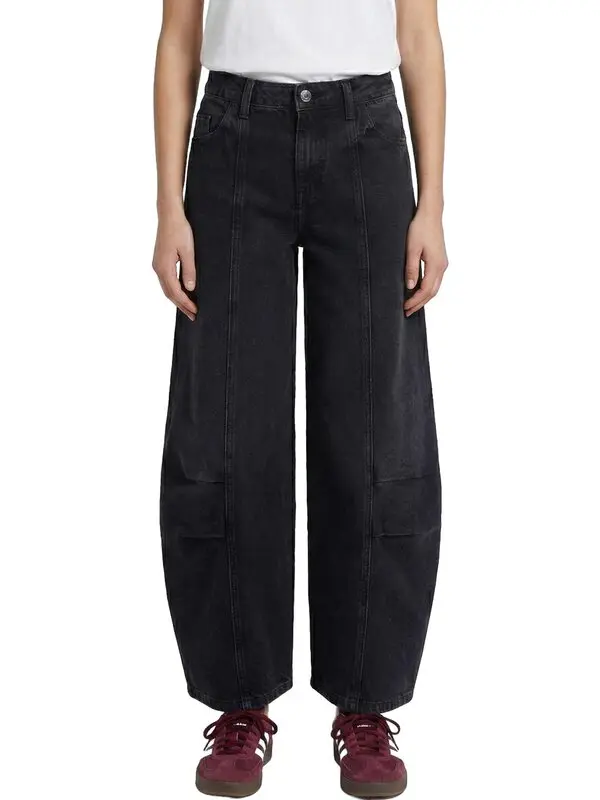 Patrizia Pepe Wide Leg Jeans - Denim
