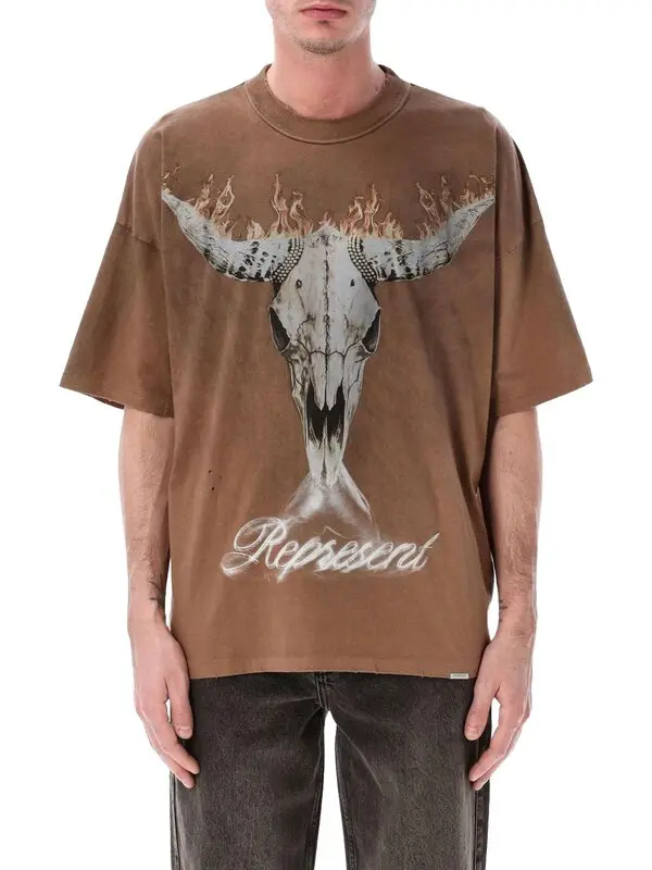 REPRESENT T-shirt - Brown