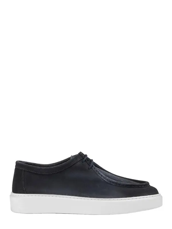 DOUCAL'S Suede Derby Sneakers - Sand