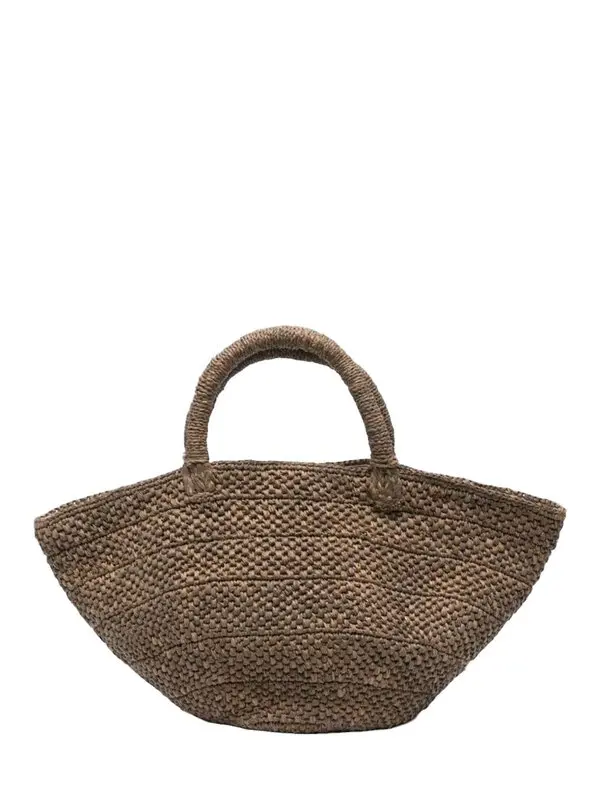 IBELIV Ela Raffia Tote Bag - Brown